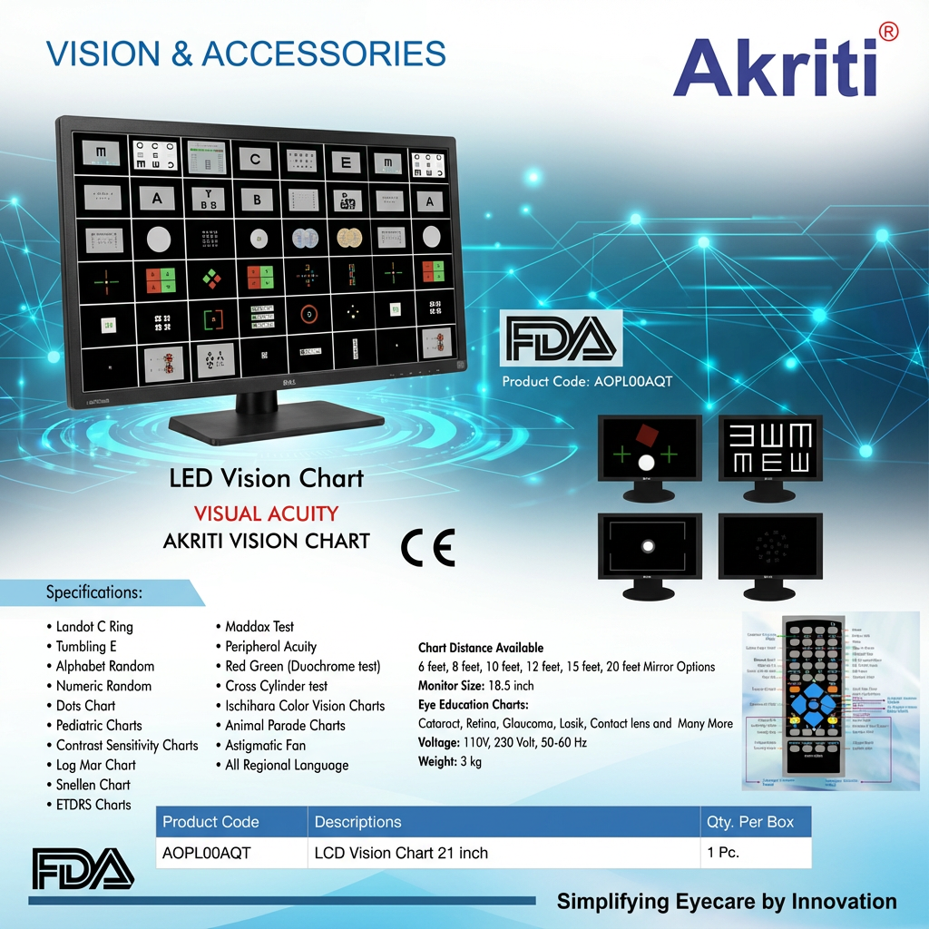 LED Visual Acuity Chart System – Akriti