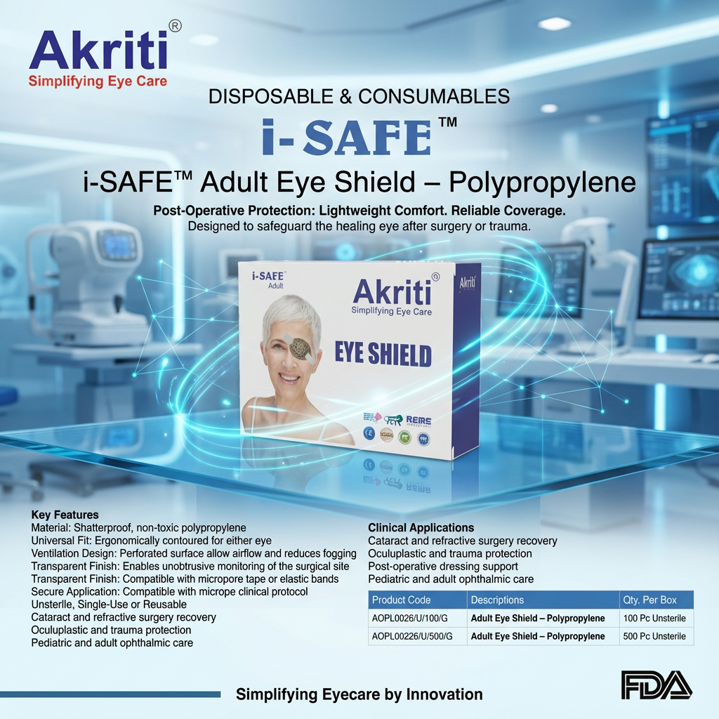 Eye Shield Adult pk/100 Unsterile – Akriti